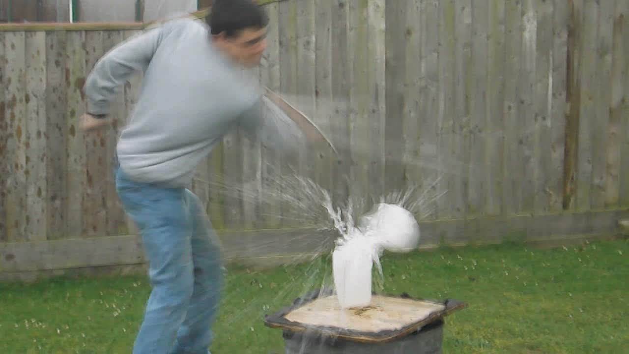 Medieval Sword slashing success - YouTube