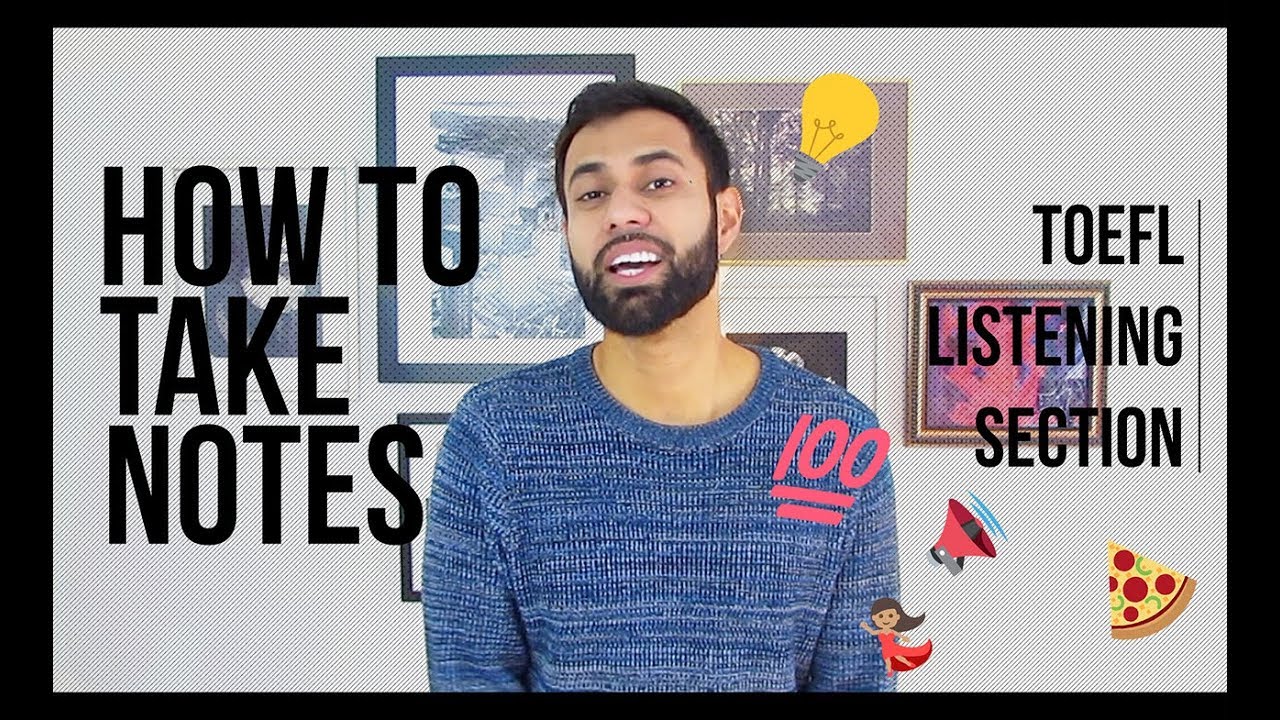 HOW TO TAKE NOTES (TOEFL Listening Section) - YouTube