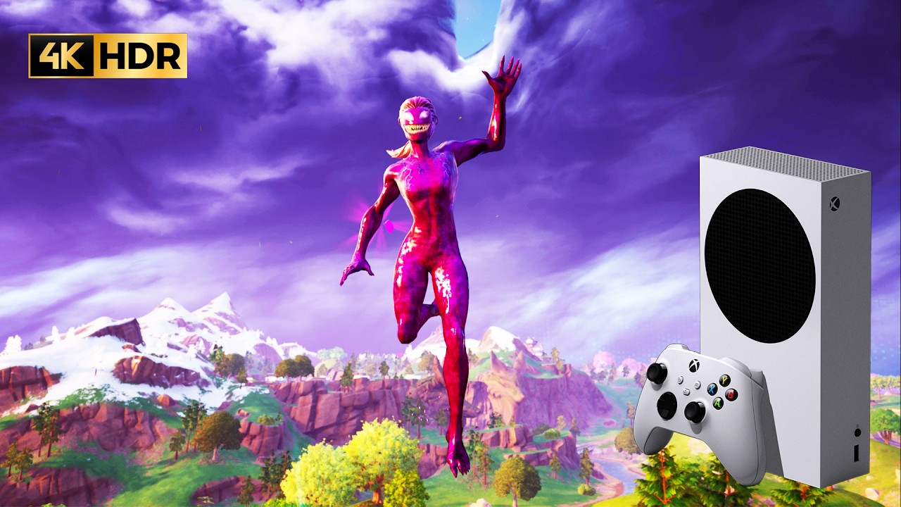 😱Fortnite Venom Zero Build Gameplay - 4K Xbox Series S - YouTube