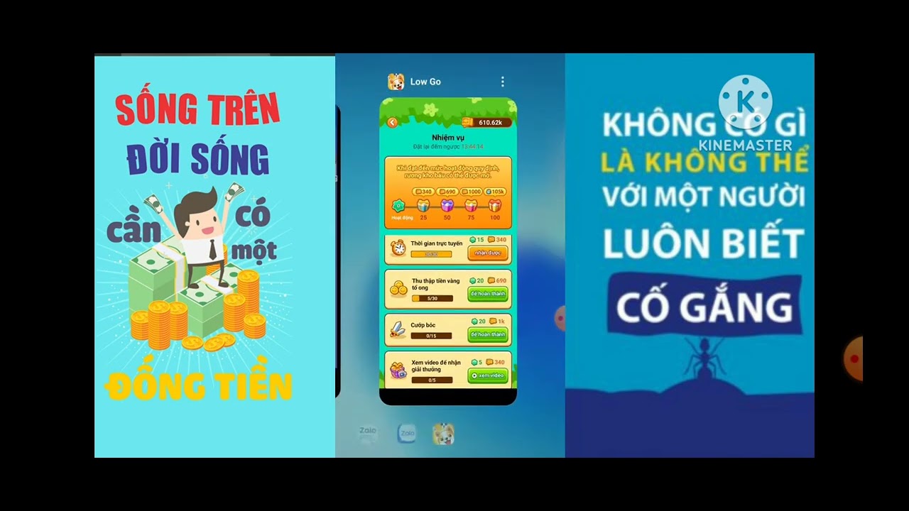 LOW GO KIẾM TIỀN MIỄN PHÍ UY TÍN ĐÃ RÚT VỀ - YouTube