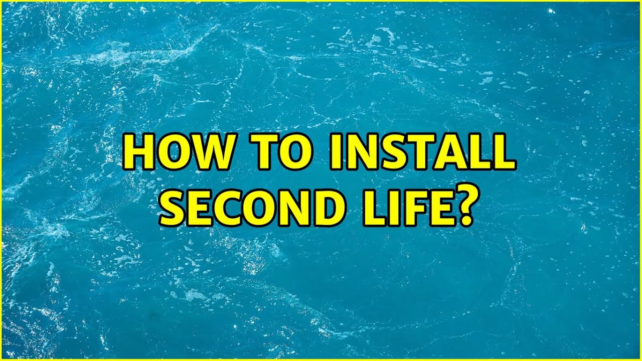 Ubuntu: How to install second life? (2 Solutions!!) - YouTube