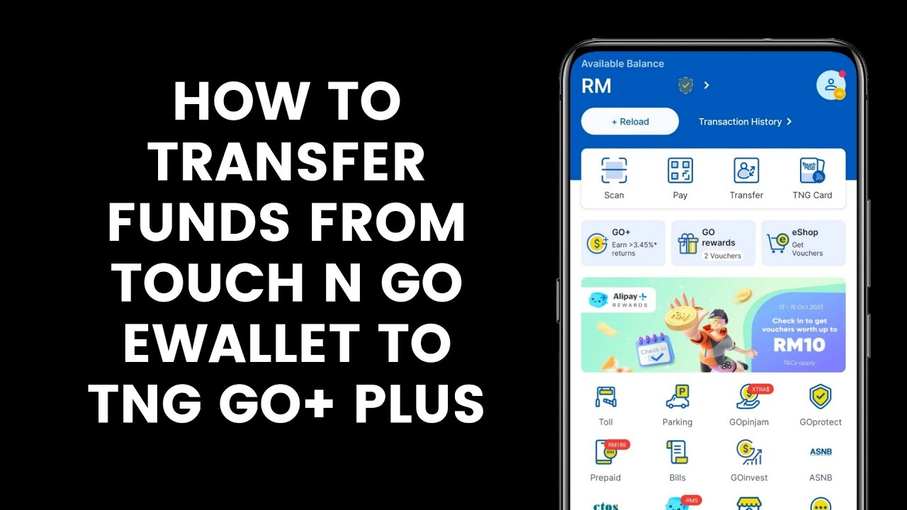 How To Transfer Money or Funds From Touch n Go eWallet Balance to TNG ...