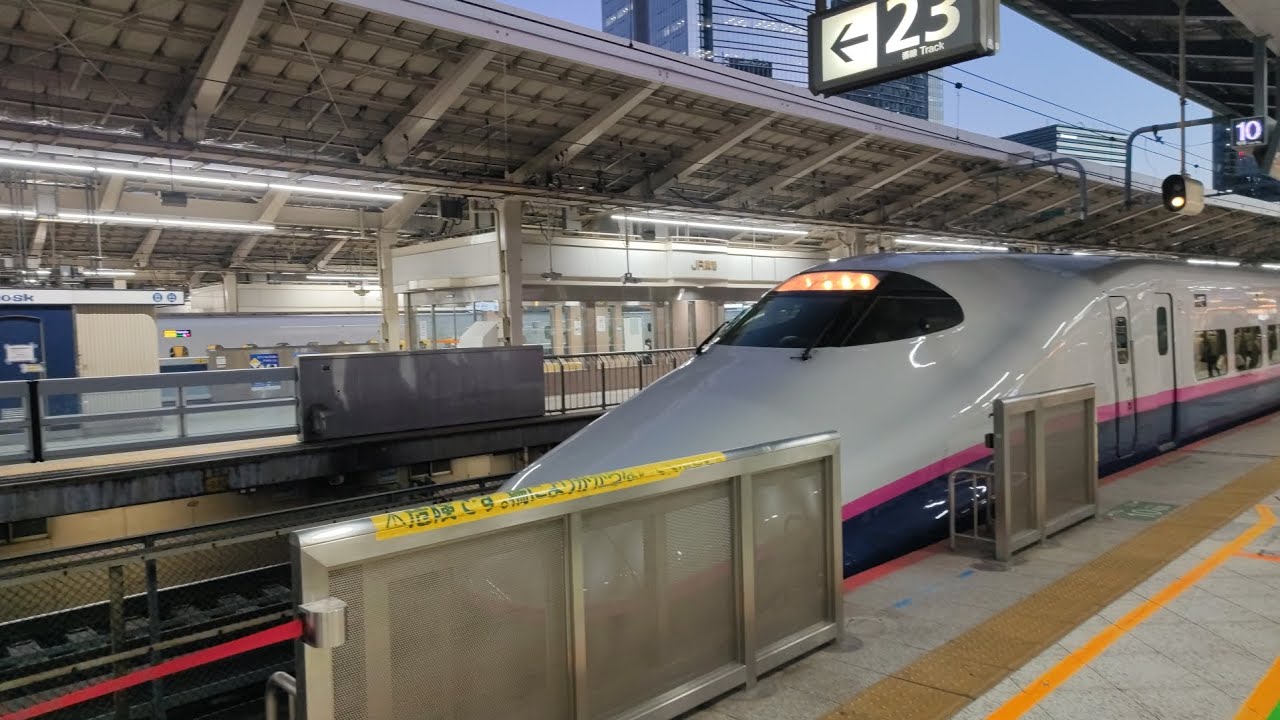 引退決定!E2系とき335号新潟行き 東京駅発車 - YouTube