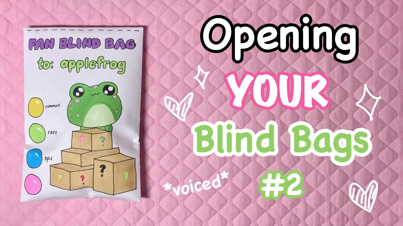 opening YOUR fan blind bags! 📦 | voiced | applefrog - YouTube