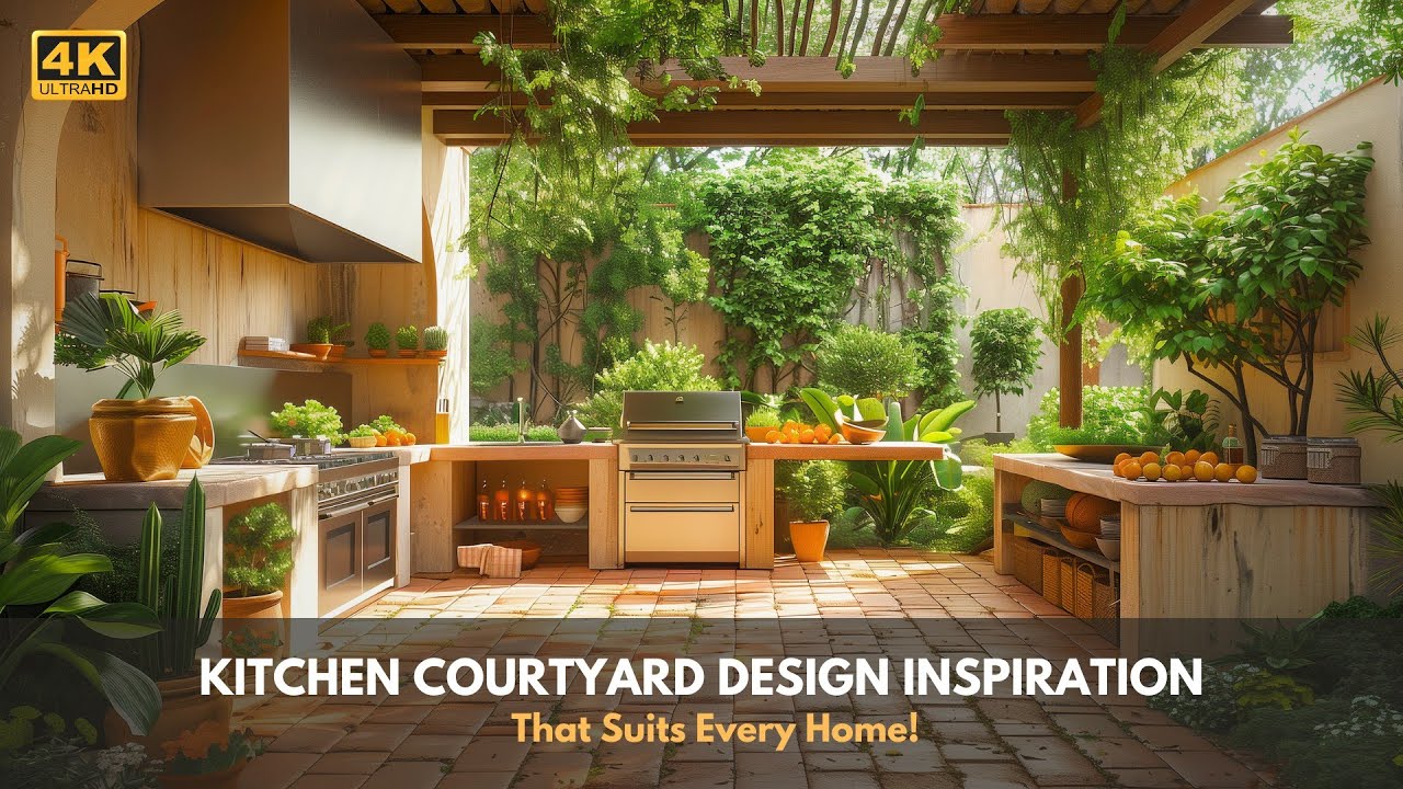 Cozy Kitchen Courtyard Design Inspiration You'll Adore! - YouTube