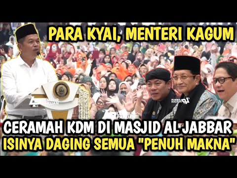 PIDATO KDM DI MASJID AL JABBAR, ISINYA DAGING SEMUA \
