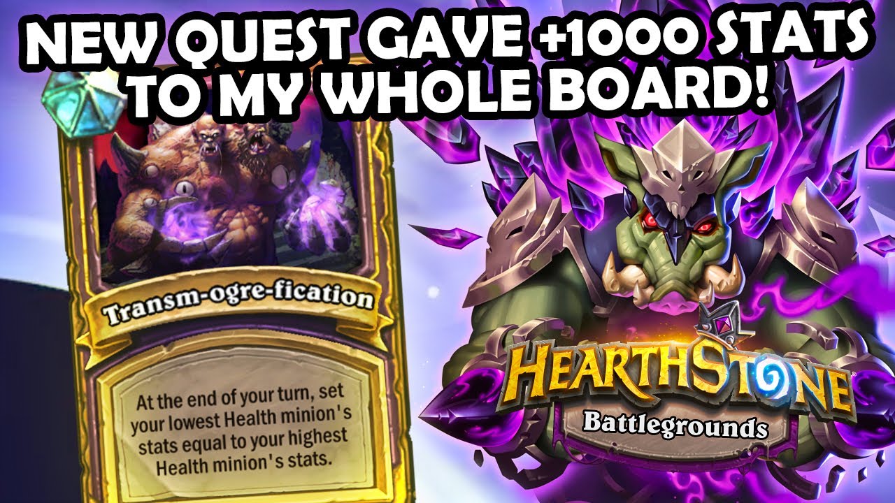 NEW QUESTS! TRANSM-OGRE-FICATION IS INSANE!! | Hearthstone ...