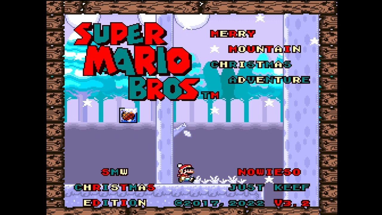 Super Mario Bros: Merry Mountain Christmas Adventure - Full Playthrough ...