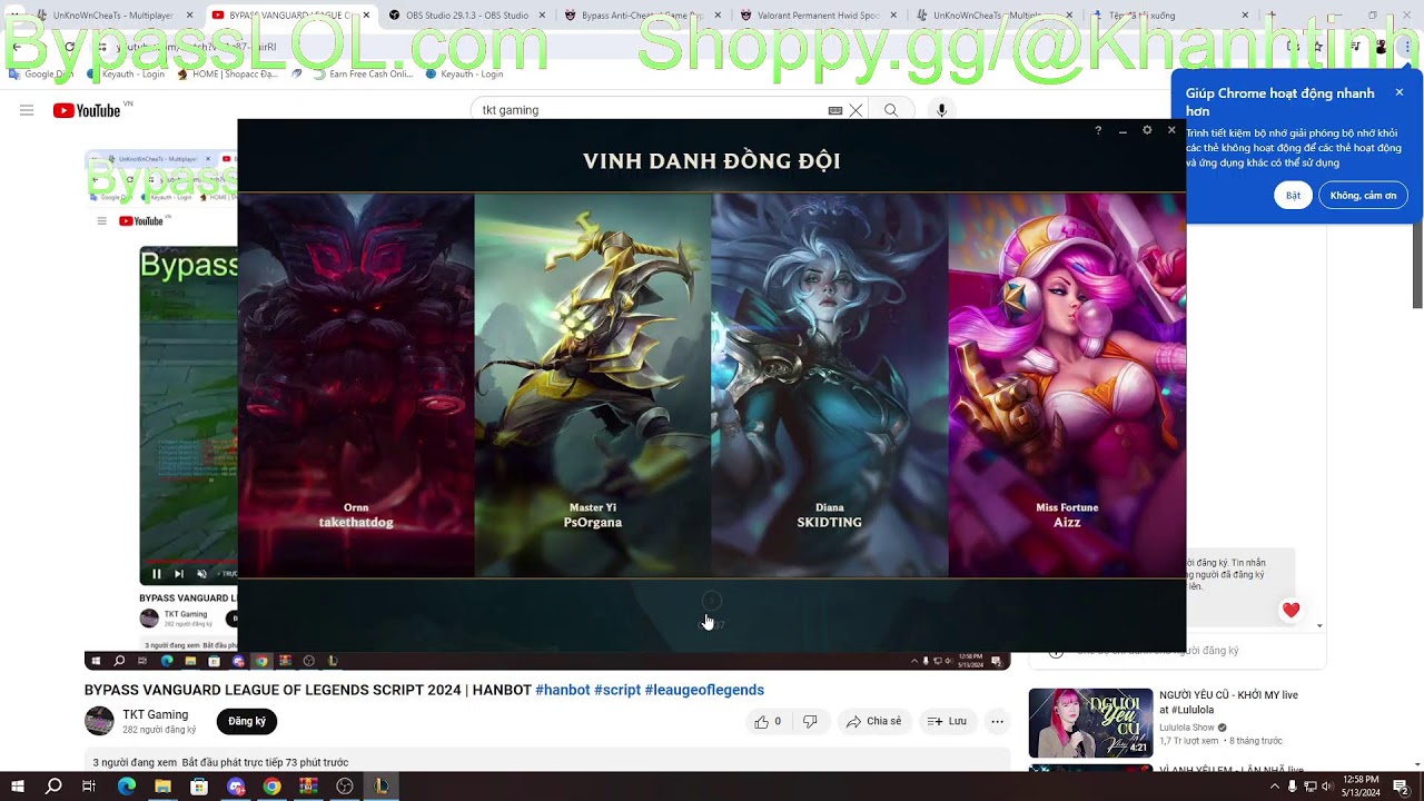 BYPASS VANGUARD LEAGUE OF LEGENDS SCRIPT 2024 | HANBOT #hanbot #script ...