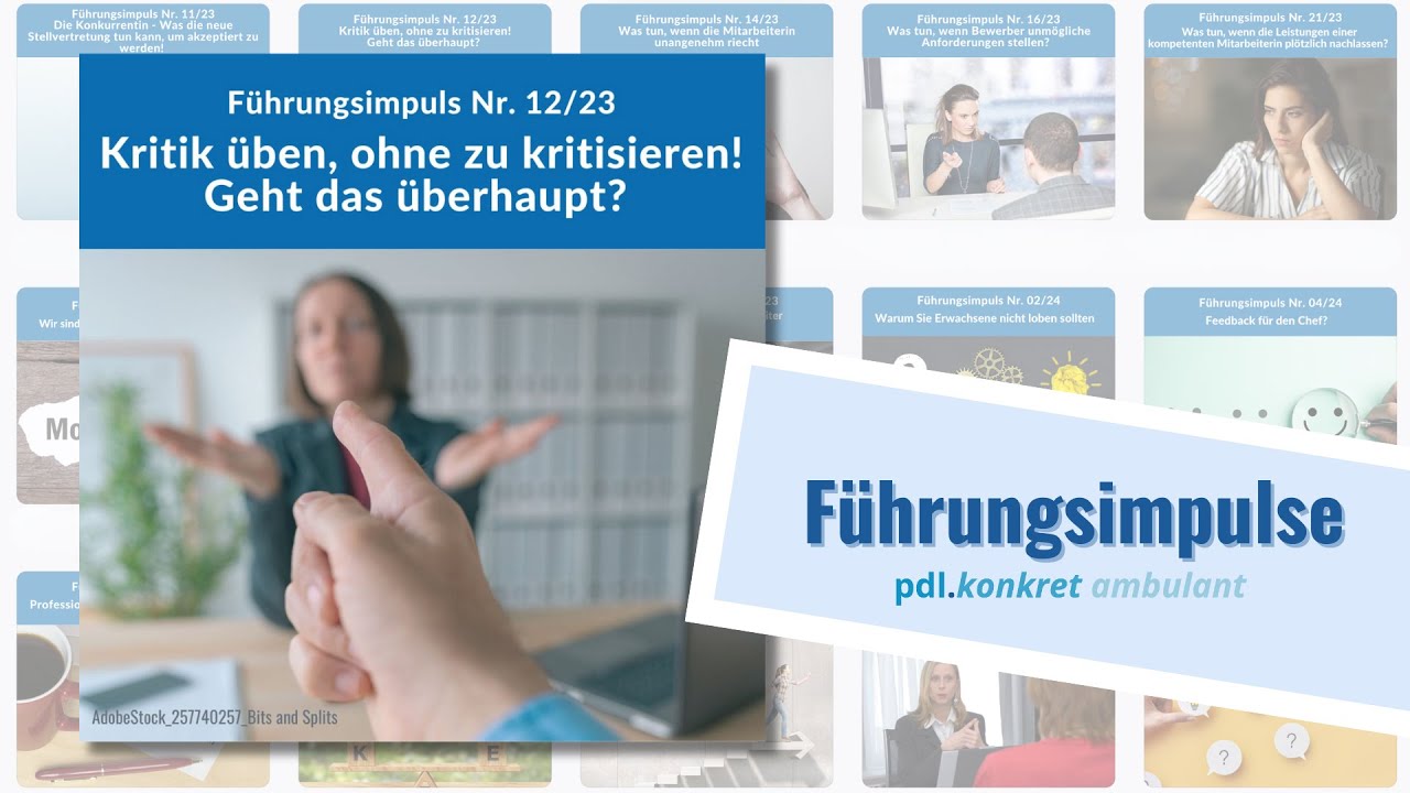 Kritik üben, ohne zu kritisieren! - YouTube