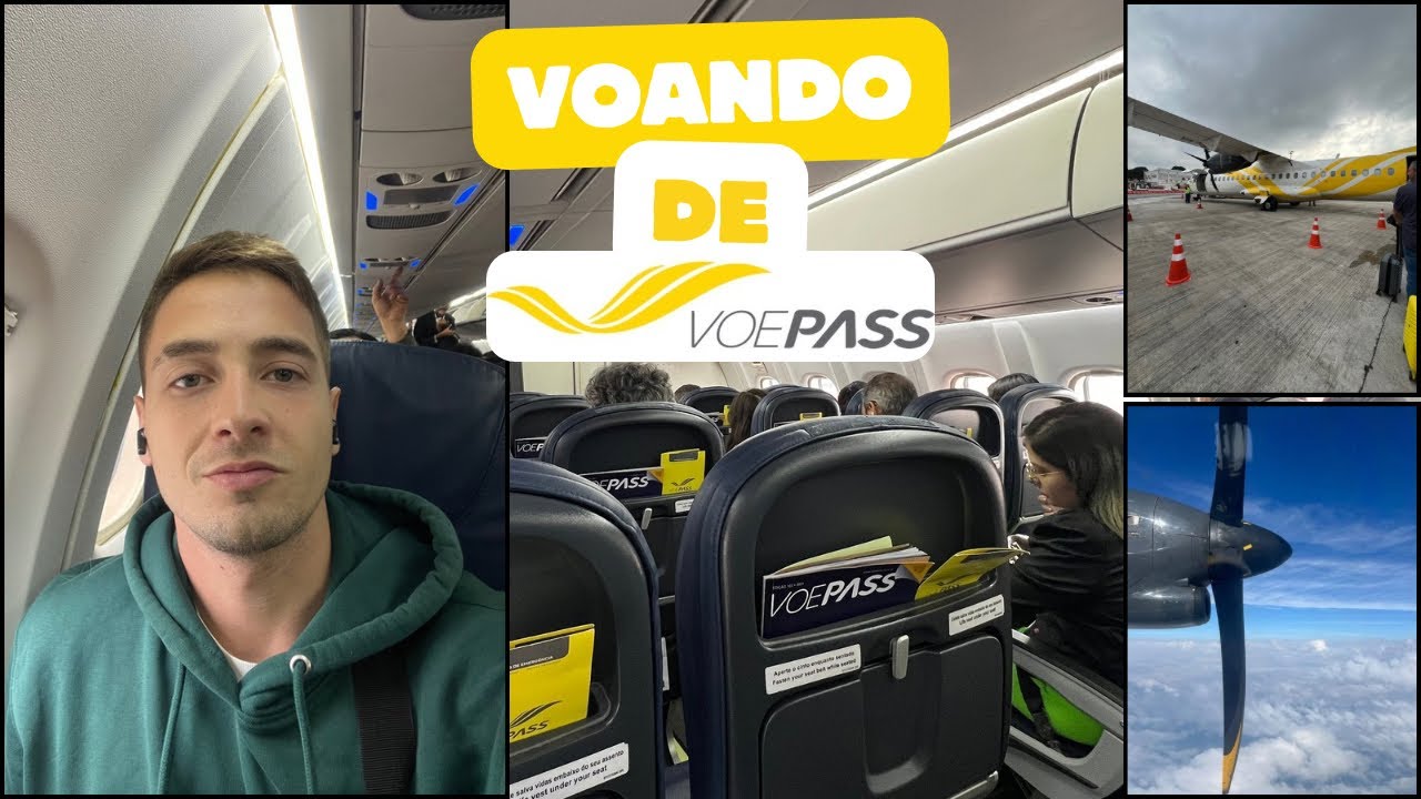 Testando a VoePass (Antiga Passaredo) - Como é Voar em Avião Turbo ...