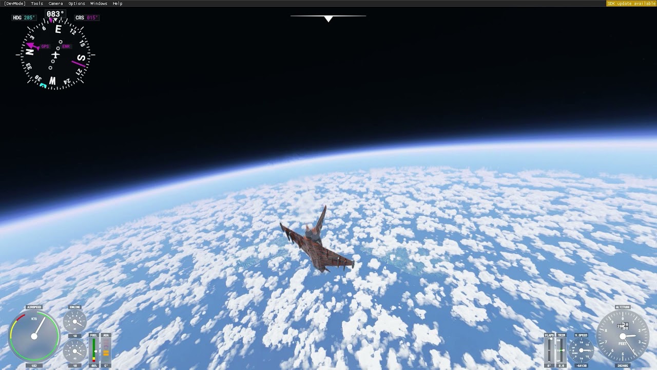 200k Climb to Space | FS2020 Eurofighter Typhoon - YouTube