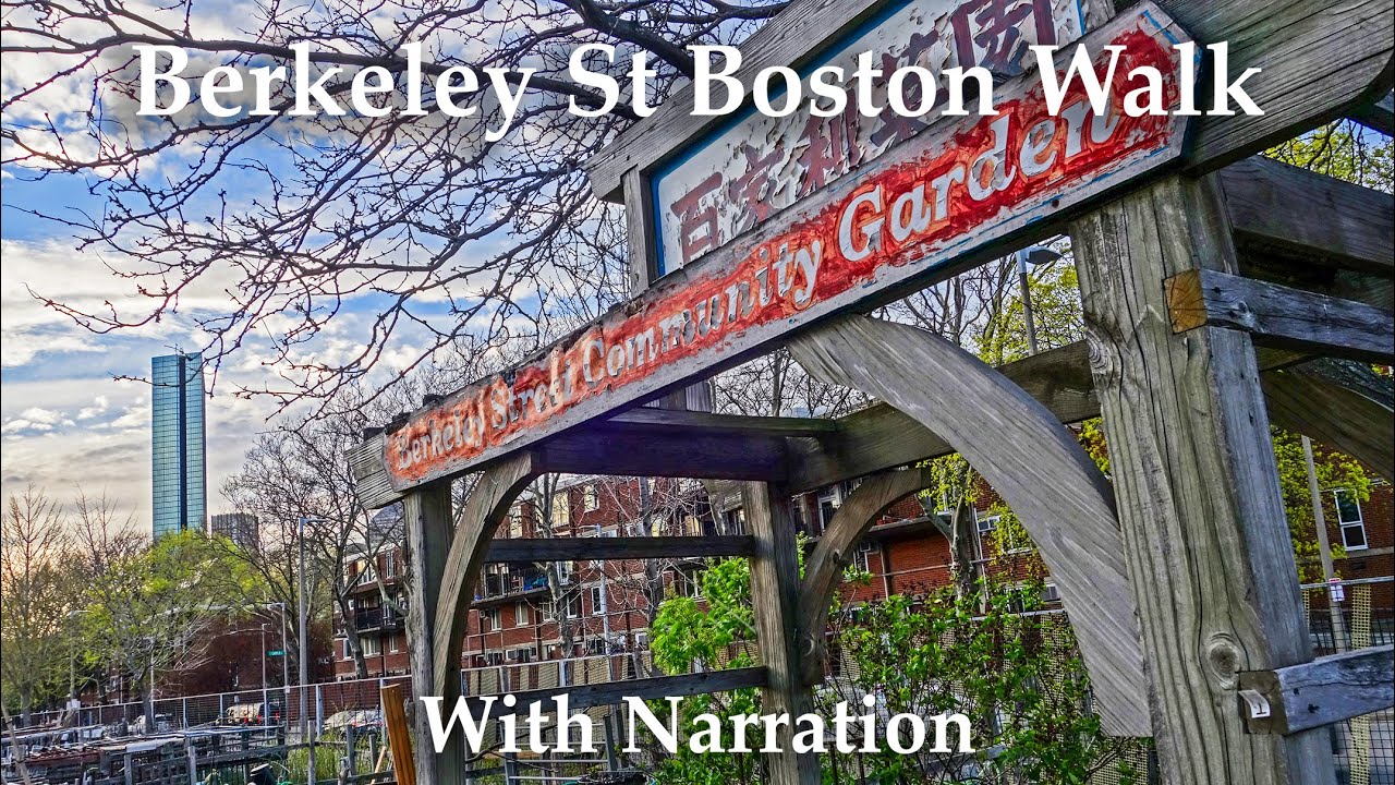 Boston MA Back Bay Berkeley Street Walk with Historical Commentary ...