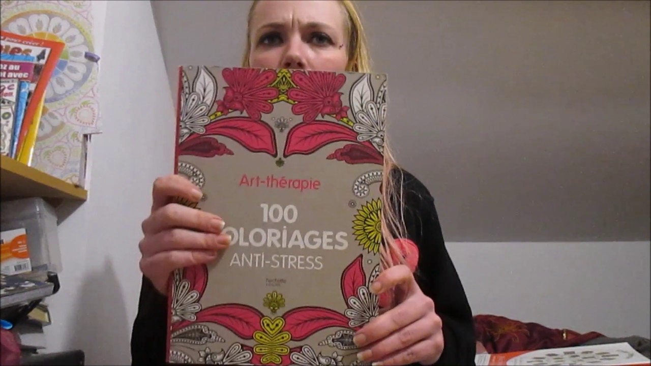 {Coloriage} Presentation de ma collections de livre de colloriage - YouTube