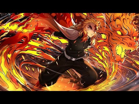 Rengoku Kyojuro Flame Breathing Fifth Form | Mugen train Arc - YouTube