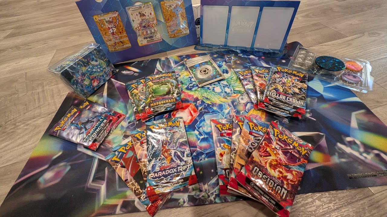 Pokemon Terapagos ex Ultra-Premium Collection UPC Unboxing/Contents ...