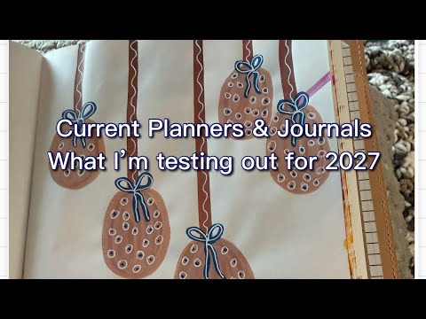 Planner Chat | Current Line Up | Trying new things for 2027