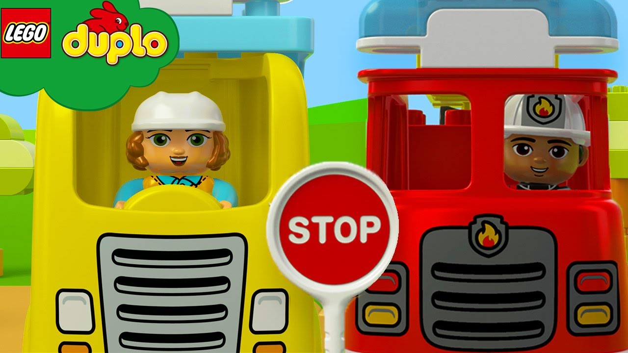 LEGO DUPLO - All Kinds of Trucks | Songs for Kids | Nursery Rhymes ...