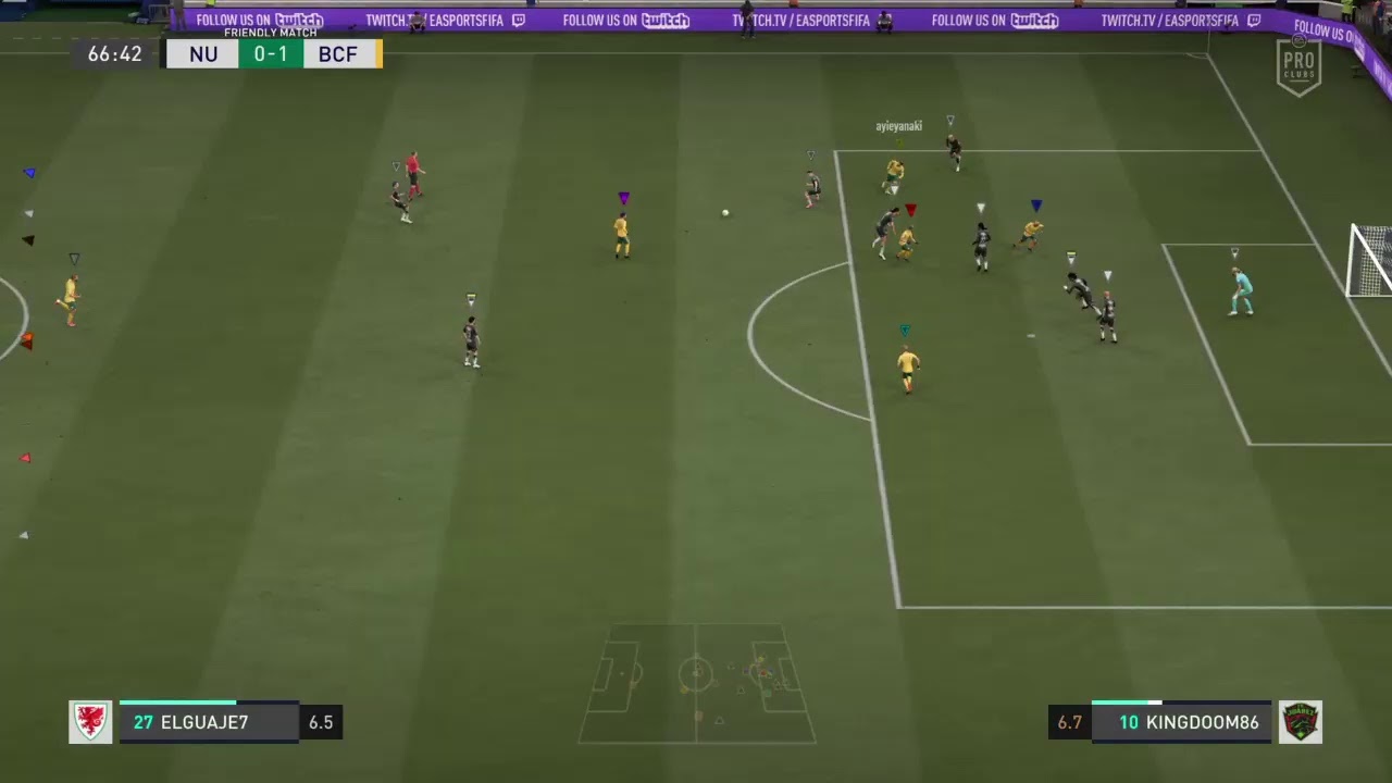 Fifa21 SG Cup Boja VCF V Nighthawks United Home & Away - YouTube