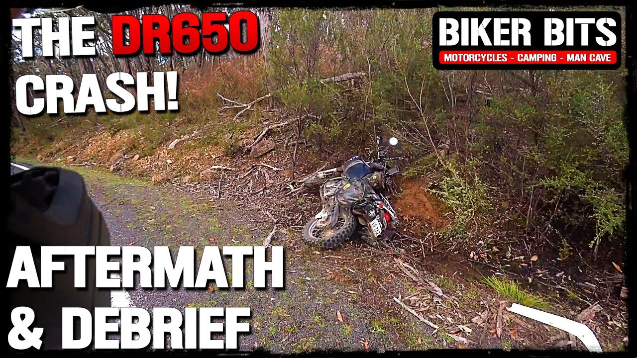The DR650 CRASH - TOUGH BIKE! - YouTube