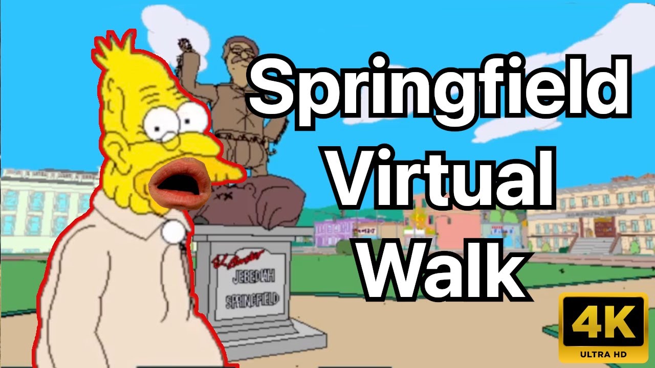 【4K】Springfield, USA - Virtual Walk - Slow TV - ASMR - YouTube