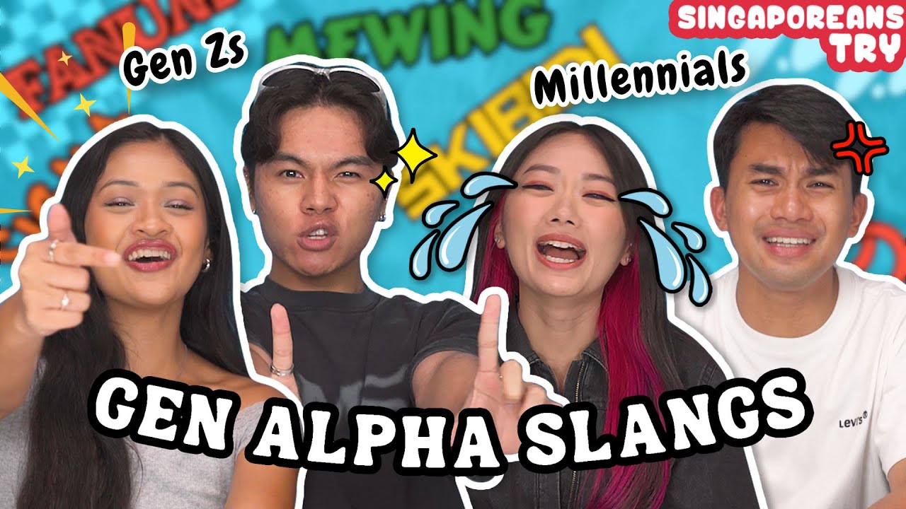 Singaporeans Try: Guessing Gen Alpha Slangs - YouTube