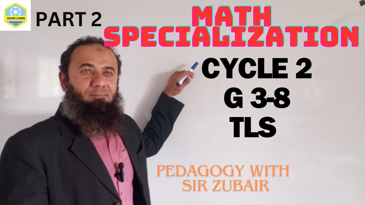 MATHS SPECIALIZATION CYCLE 2 JAN 2024 SESSION | PEDAGOGY TLS - YouTube