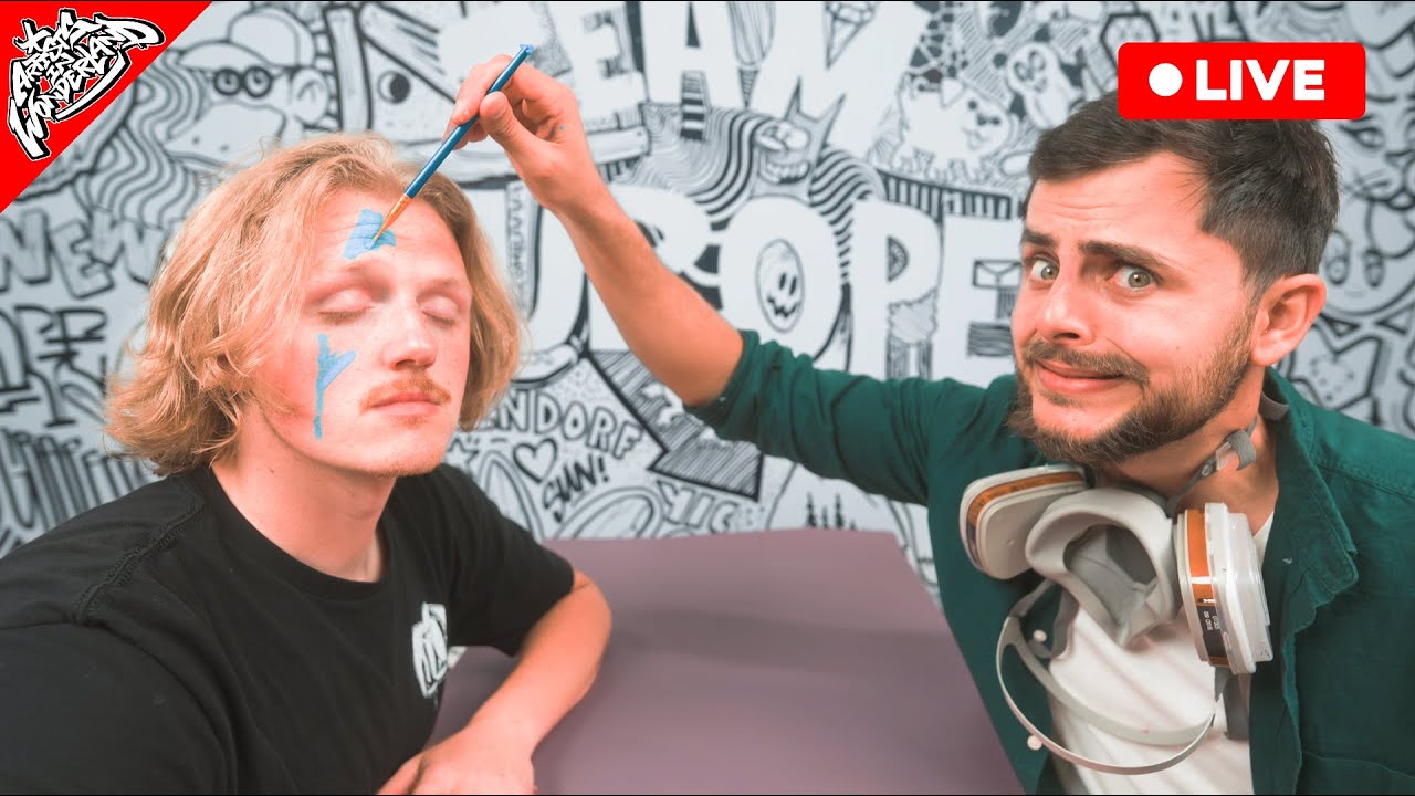 FACE PAINT Face Off! - Mini Game #artistsinwonderland LIVE! - YouTube