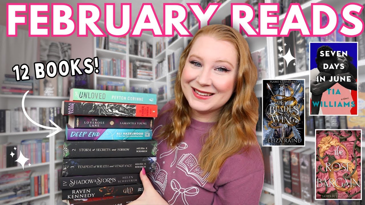 Every Book I Read in February 💕 | February Reading Wrap Up - YouTube