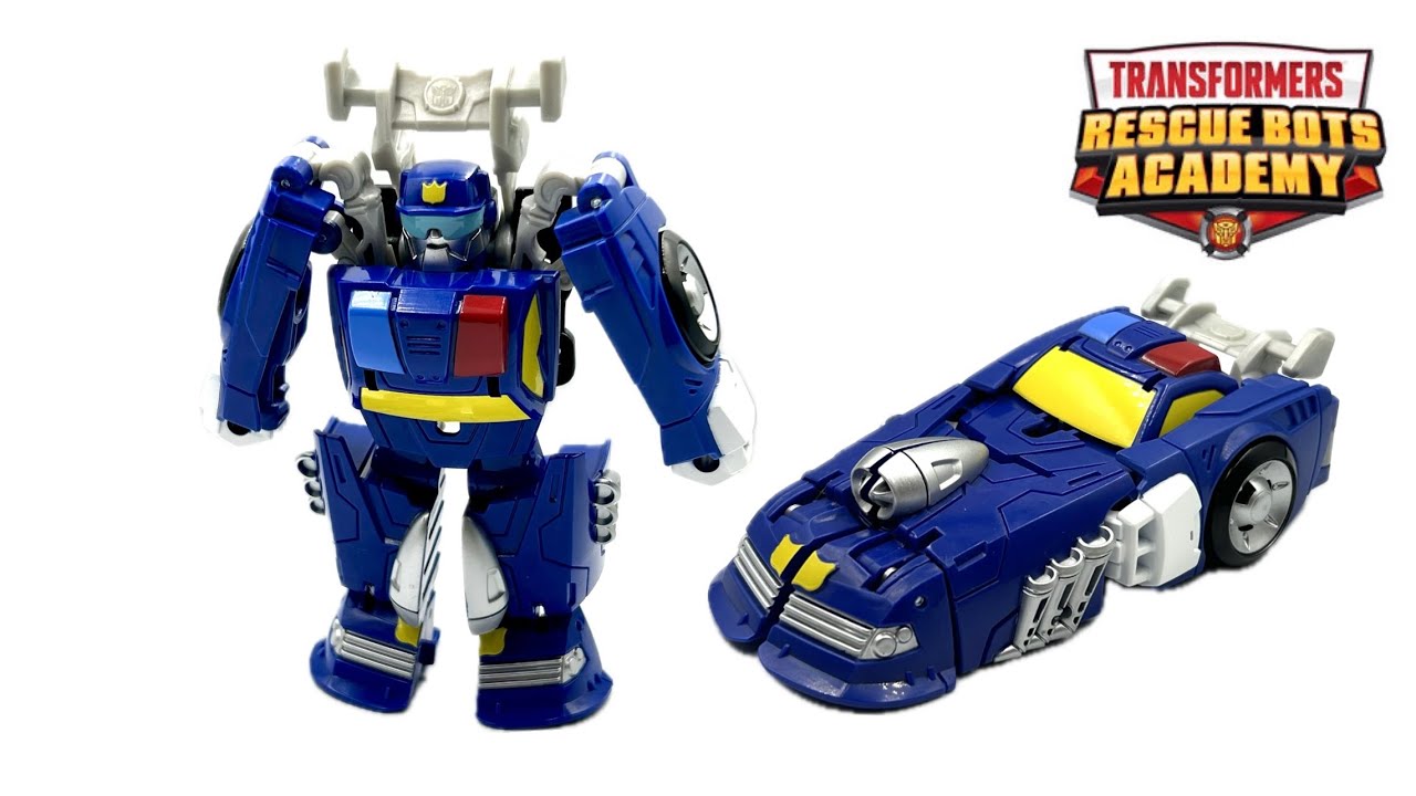 Chase the Police-Bot (Dragster) | Transformers Rescue Bots Academy ...