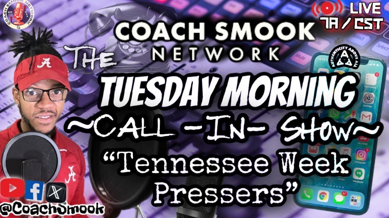 Coach Smook Tuesday Morning Call In Check In - Early Week Reactions ...