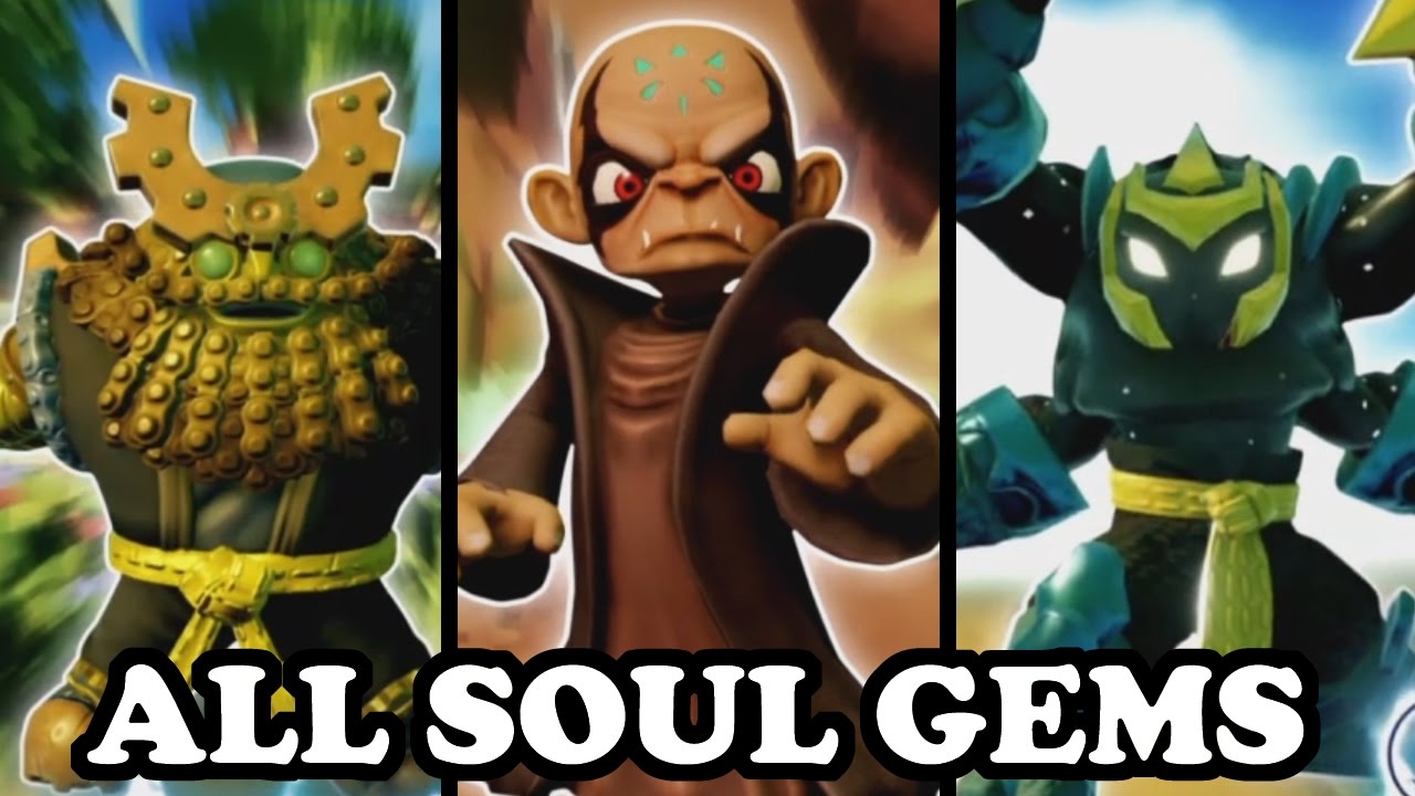 Skylanders Imaginators - All Soul Gems Cutscenes - GAMEPLAY (SENSEI ...