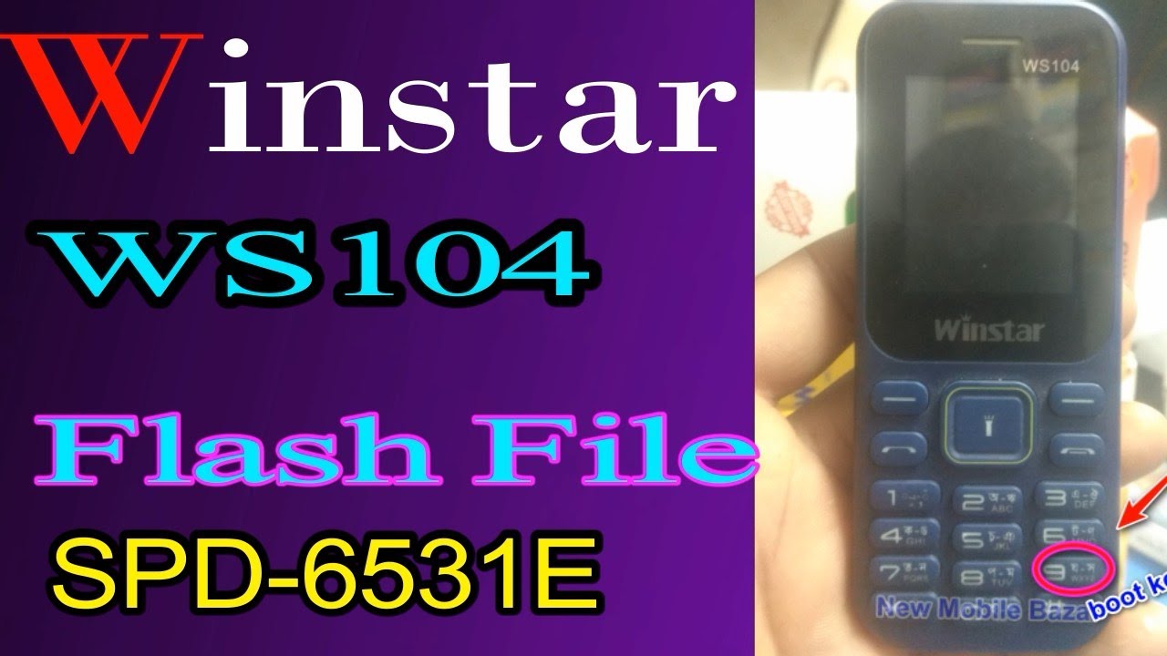 Winstar WS104 SCR6531E Flash File 100%Tested By New Mobile Bazar - YouTube