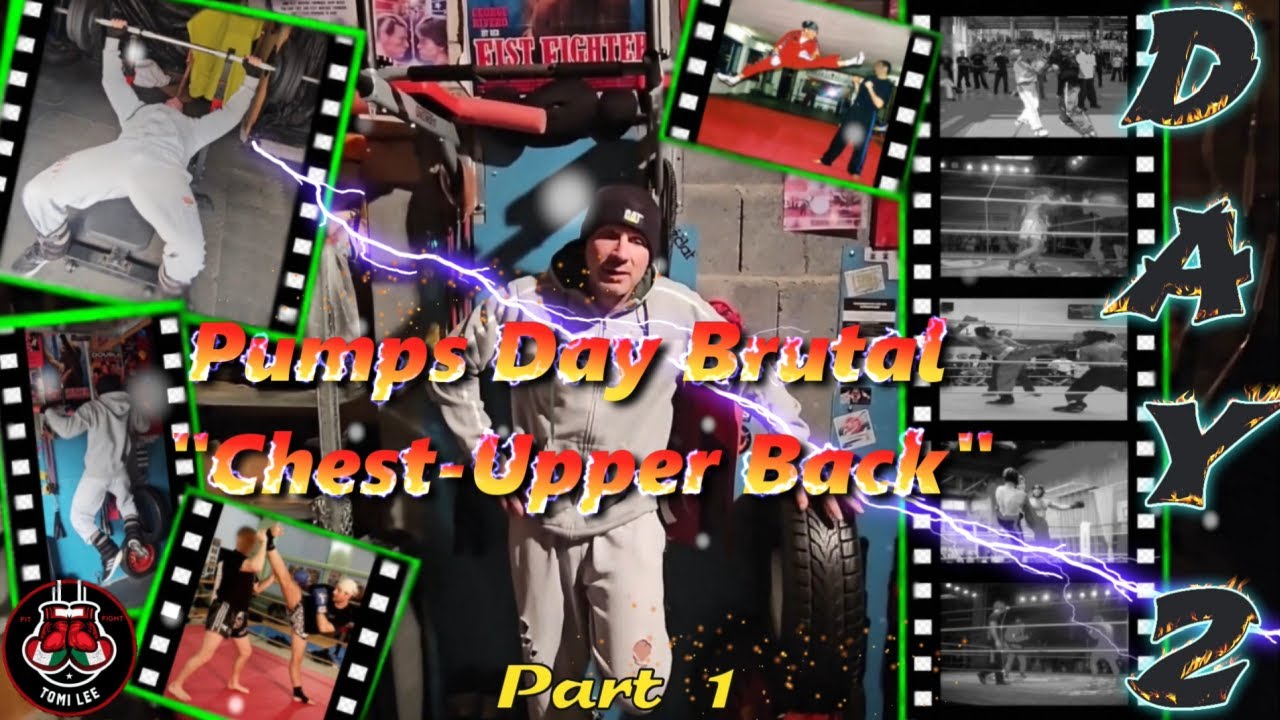 Fitness Pumps Day Brutal "Chest-Upper Back" Day 2 - YouTube