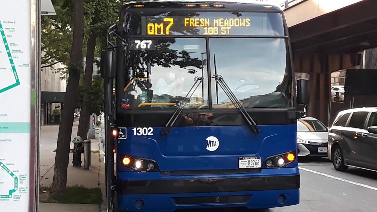 MTA: 2021 Prevost X3-45's [1302]/[1304]/[1308] QM7, QM8, QM11 buses ...