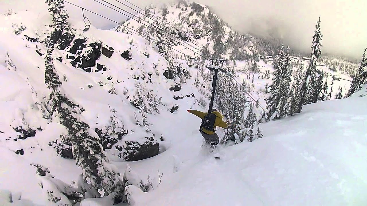Mt Baker April Powder - YouTube