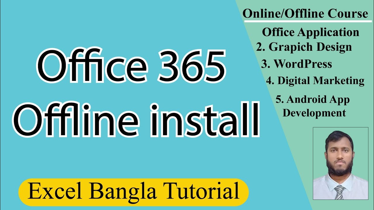 Office 365 offline install step by step Bangla tutorial 2025 - YouTube