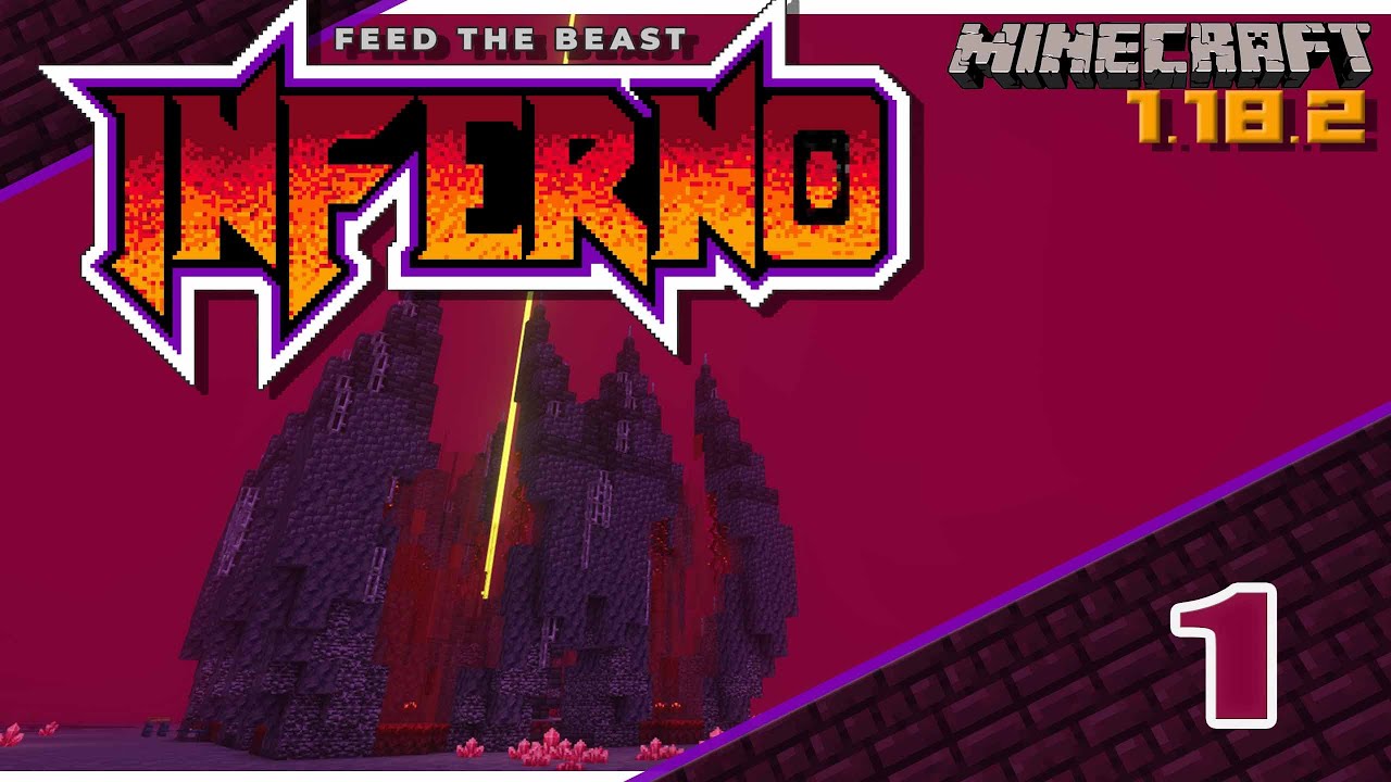 FTB Inferno Погружение в самый мистический модпак 1 серия ЛОР 1.18.2 # ...