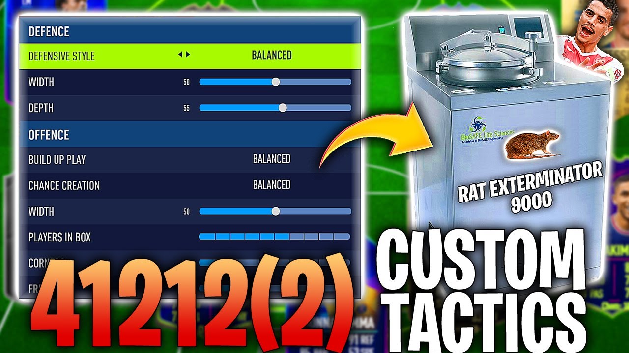 RAT EXTERMINATOR 9000! FIFA 22 BEST META 41212(2) CUSTOM TACTICS/PLAYER ...