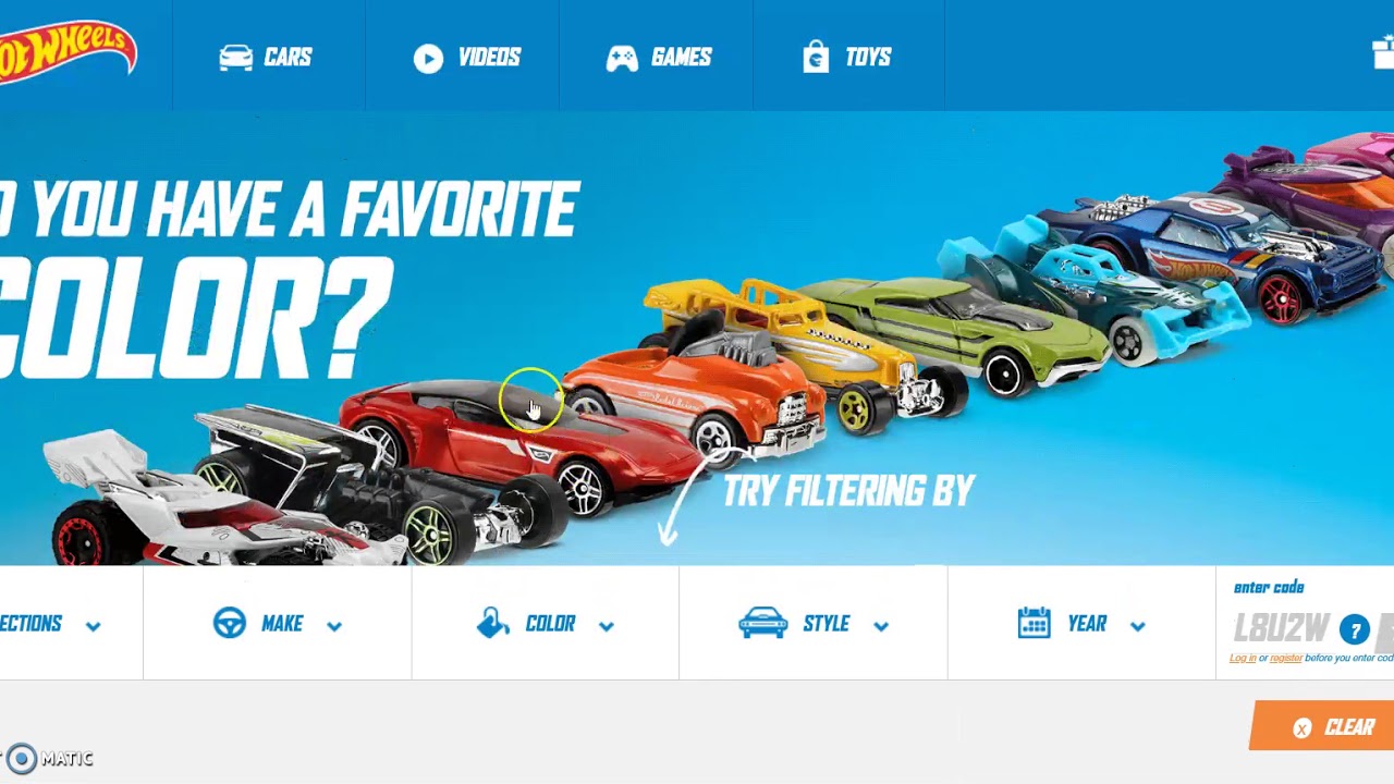 HotWheels website review - YouTube