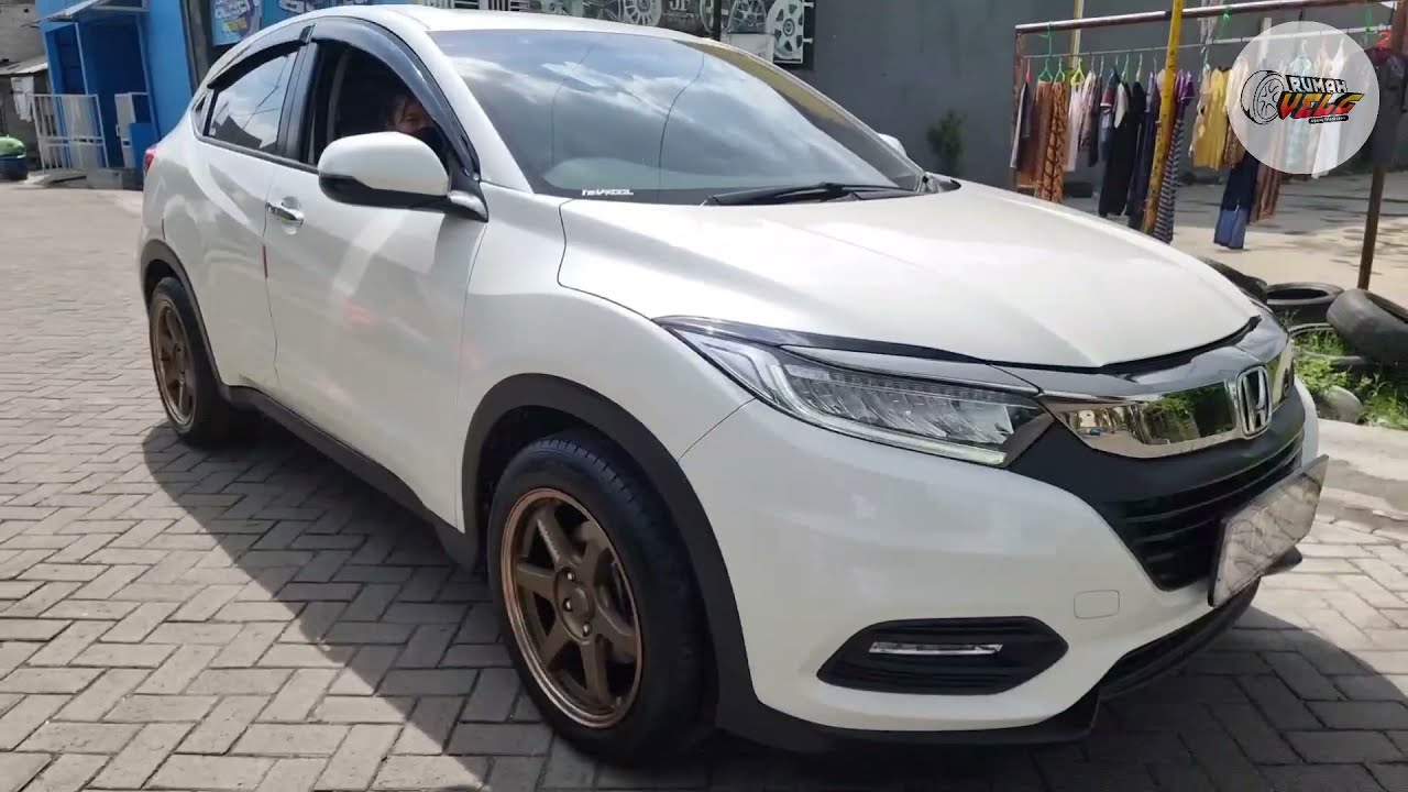 Modifikasi Honda HRV menggunakan Velg R17 Te37 🔰Lebar 8 Et.40 ban 215/ ...