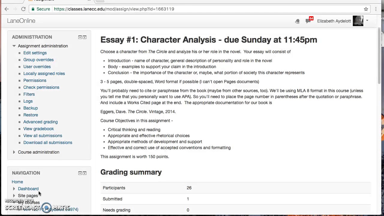 Character Analysis Youtube