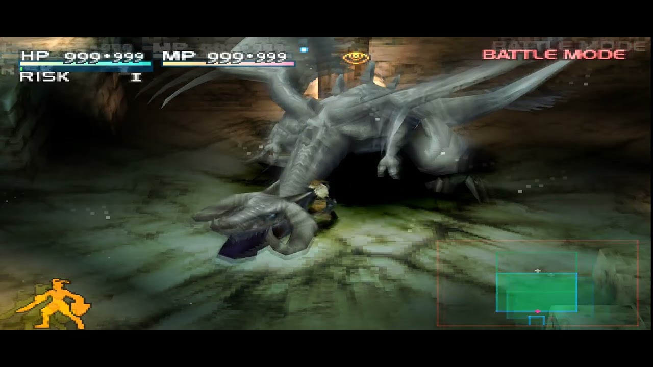 Vagrant Story (PS1) boss fight Snow Dragon [20th boss] - YouTube