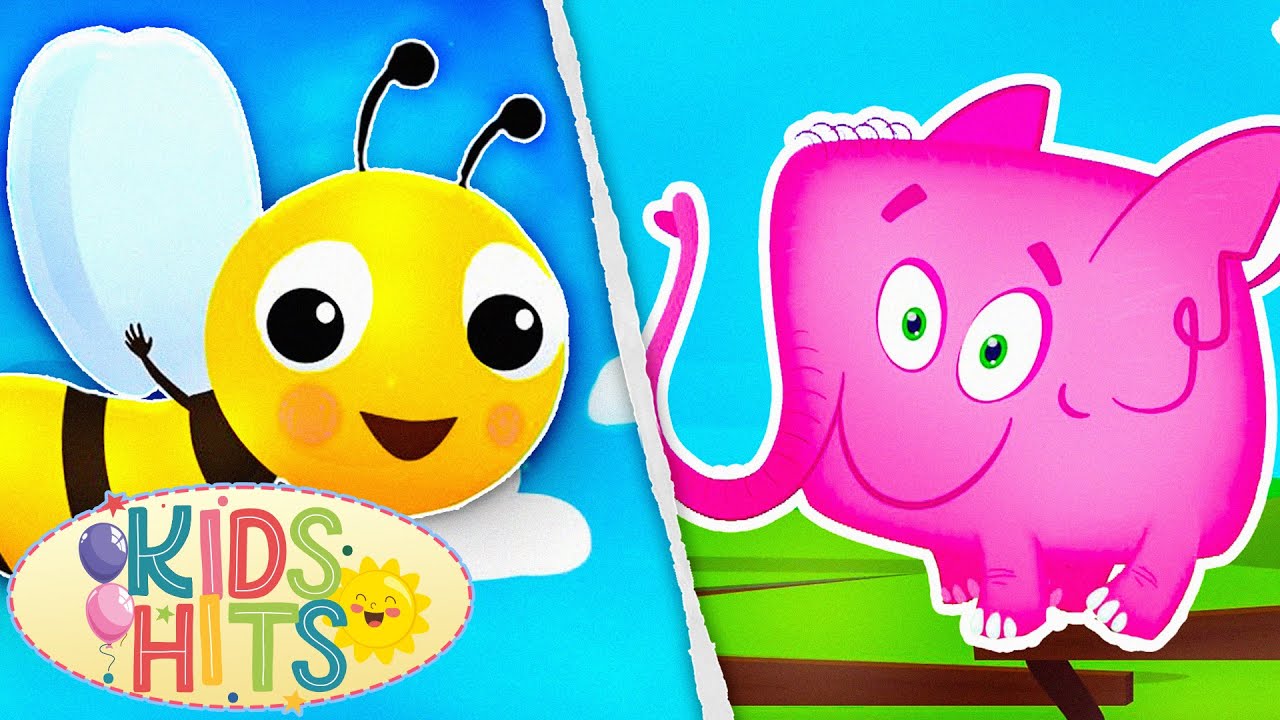 Mr. Pink Elephant + Buzzy Buzzy Bee | Best Kids Songs & Nursery Rhymes ...
