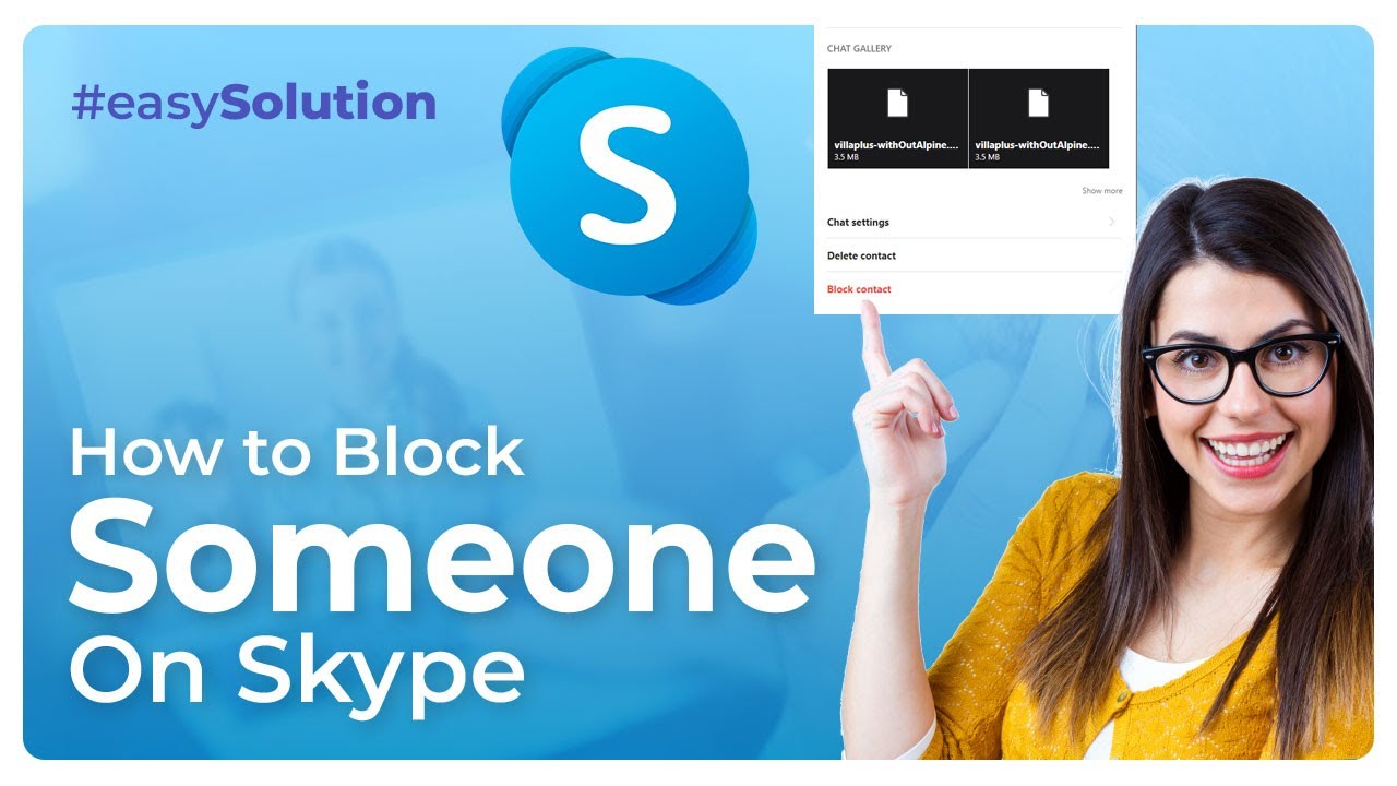 How to Block Someone on Skype 2024: [Easy Steps] - YouTube
