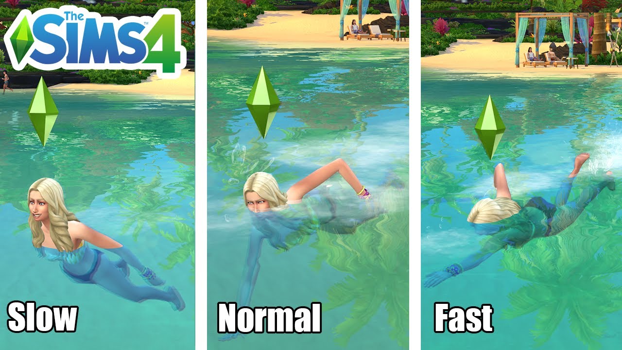 How Does Swimming Speed Work In The Sims 4?! - YouTube