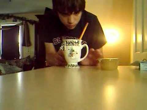 Kinetic energy pencil move magic trick - YouTube