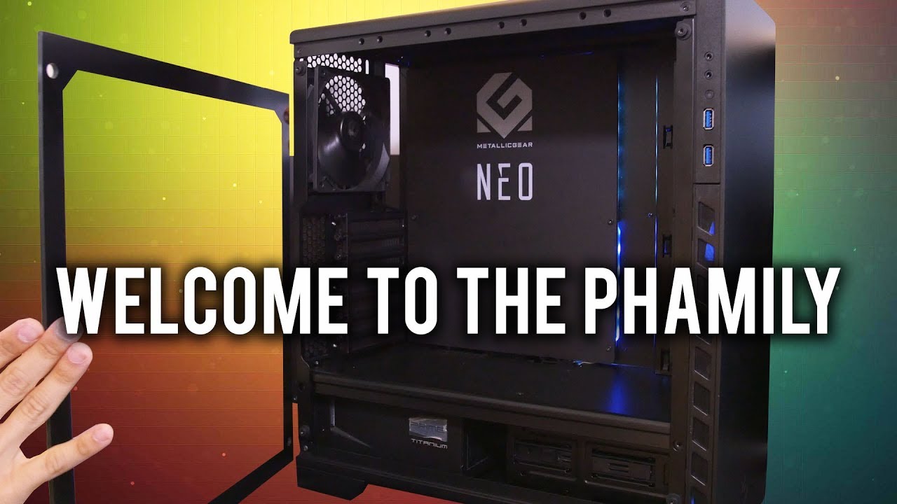 NEW LINE of cases from Phanteks!? METALLIC GEAR takes the stage! - YouTube