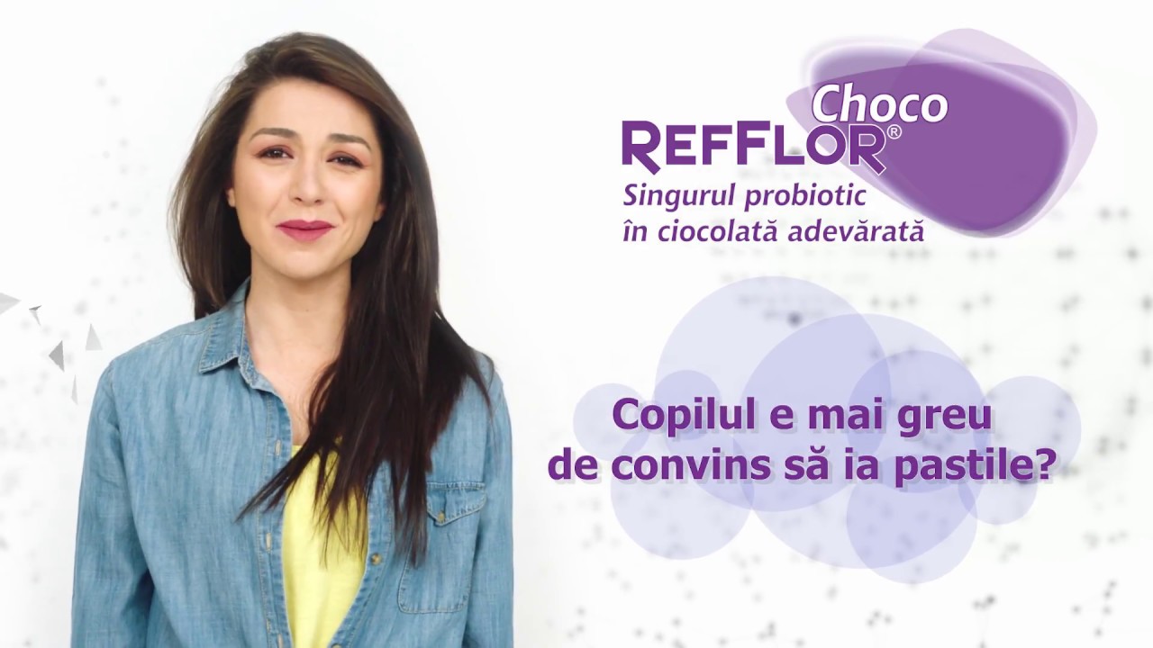 Refflor Choco - Probiotice in ciocolata adevarata, pentru copii. - YouTube