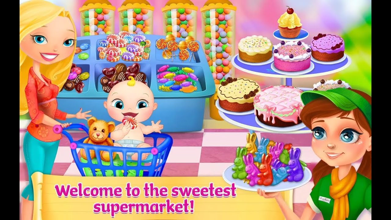 Supermarket Girl Play and Learn From Shopping activities Shopping Fun ...